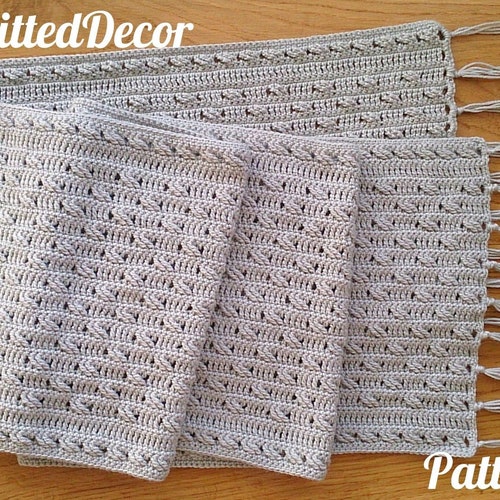 CROCHET PATTERN: Beaded Scarf - Etsy