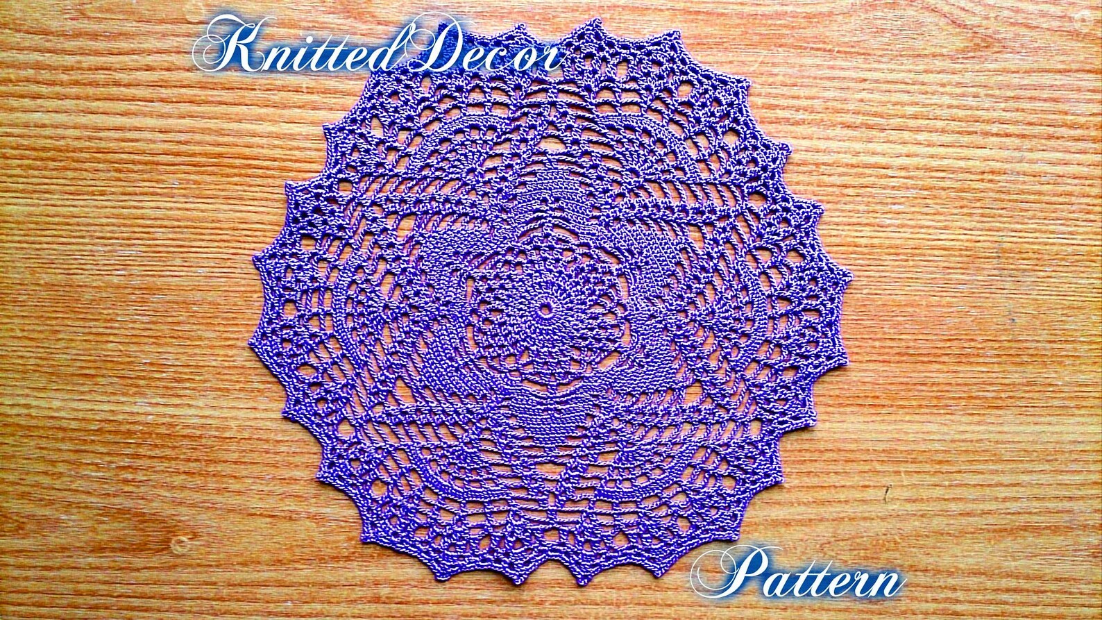 Crochet Doily Pattern Lace Round Doily Crochet Pattern Boho - Etsy