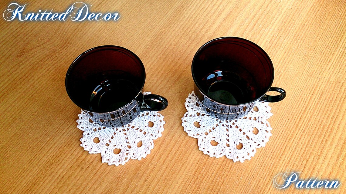 Crochet Doily Pattern Crochet Doily Set Pattern Crochet - Etsy