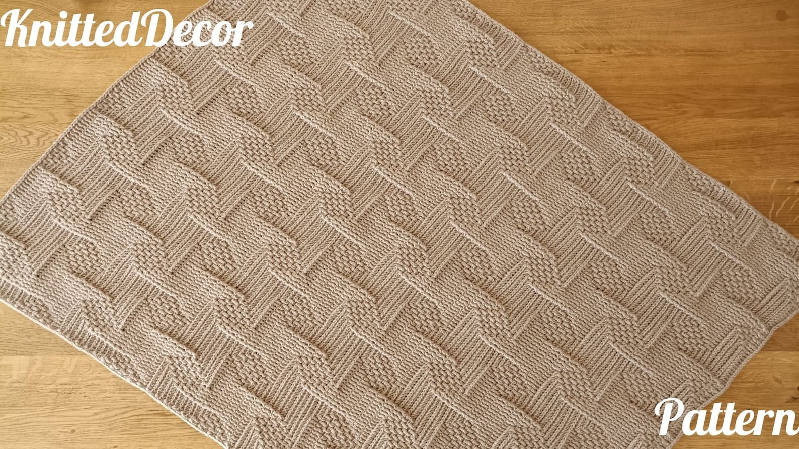 Crochet Baby Blanket Pattern Textured Rectangle Reversible Blanket for ...