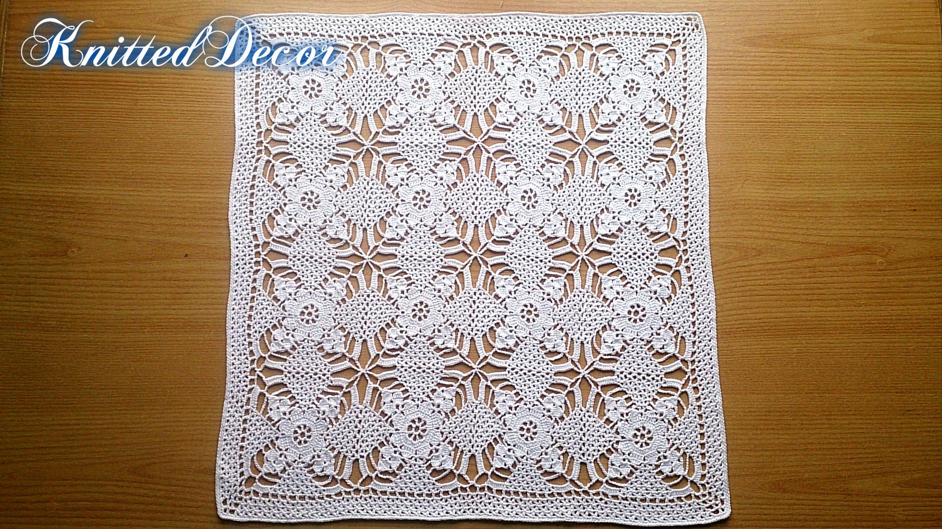 Crochet Doily Pattern Square Doily Crochet Pattern Boho - Etsy