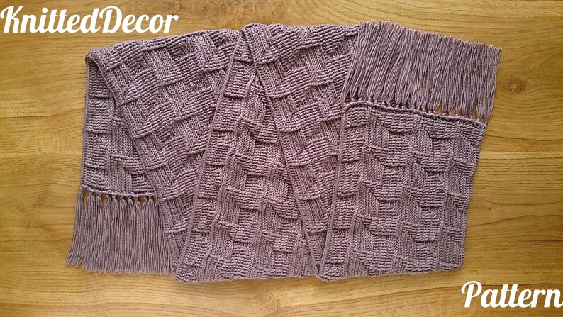 Crochet Scarf Pattern Unisex Reversible Crochet Scarf for Men or Women ...