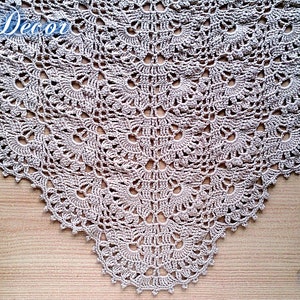 Crochet Triangle Scarf Pattern Crochet Shawl Pattern Crochet Triangle ...