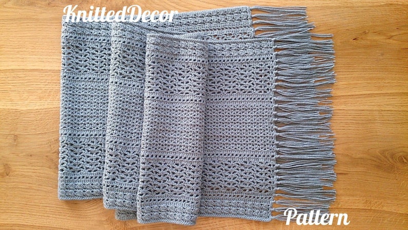 Crochet Scarf Pattern for Women Rectangle Crochet Shawl - Etsy
