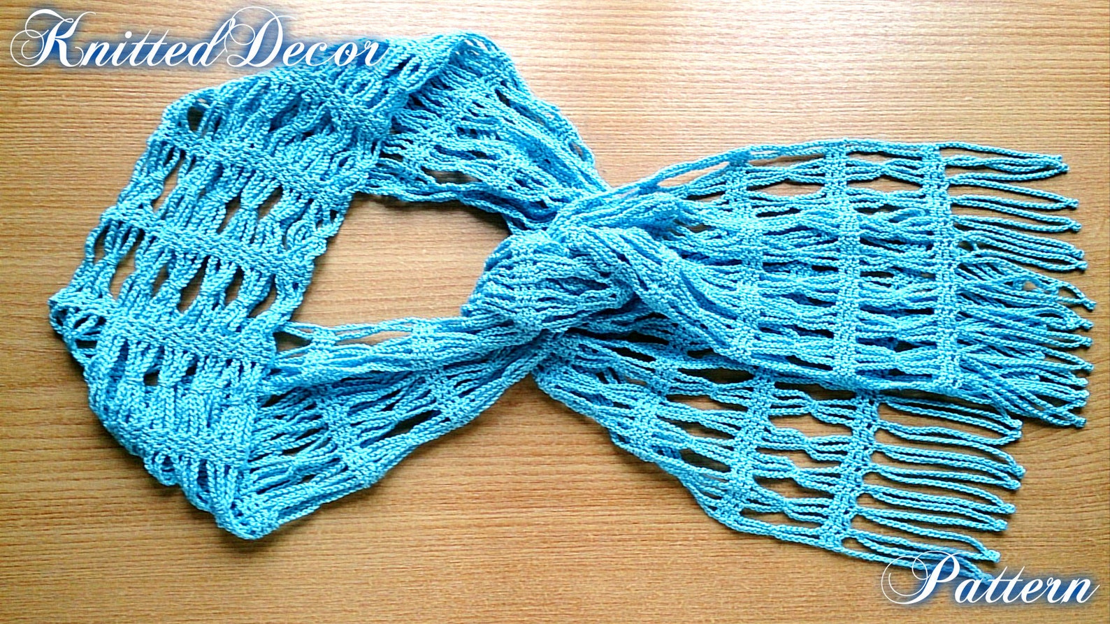 Crochet Scarf Pattern for Women Openwork Crochet Scarf PDF Lacy Boho ...