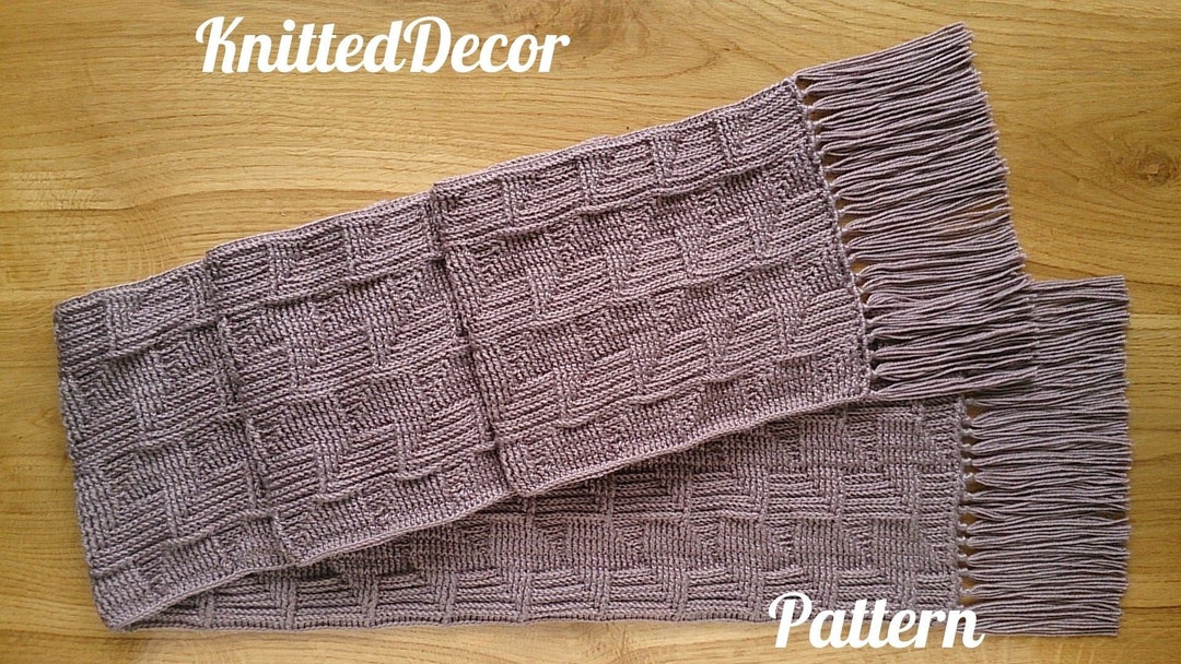 Crochet Scarf Pattern Unisex Reversible Crochet Scarf for Men or Women ...