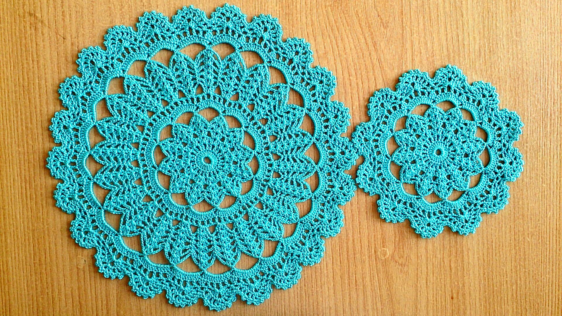 Crochet Doily Pattern Crochet Doily Set Pattern Crochet - Etsy