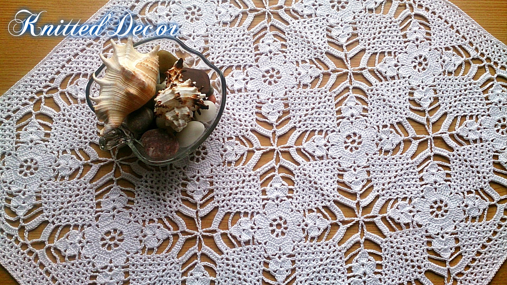 Crochet Doily Pattern Square Doily Crochet Pattern Boho - Etsy