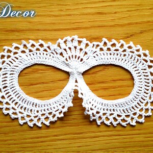 Crochet Mask Pattern Christmas Mask Lace Masquerade Mask Crochet ...