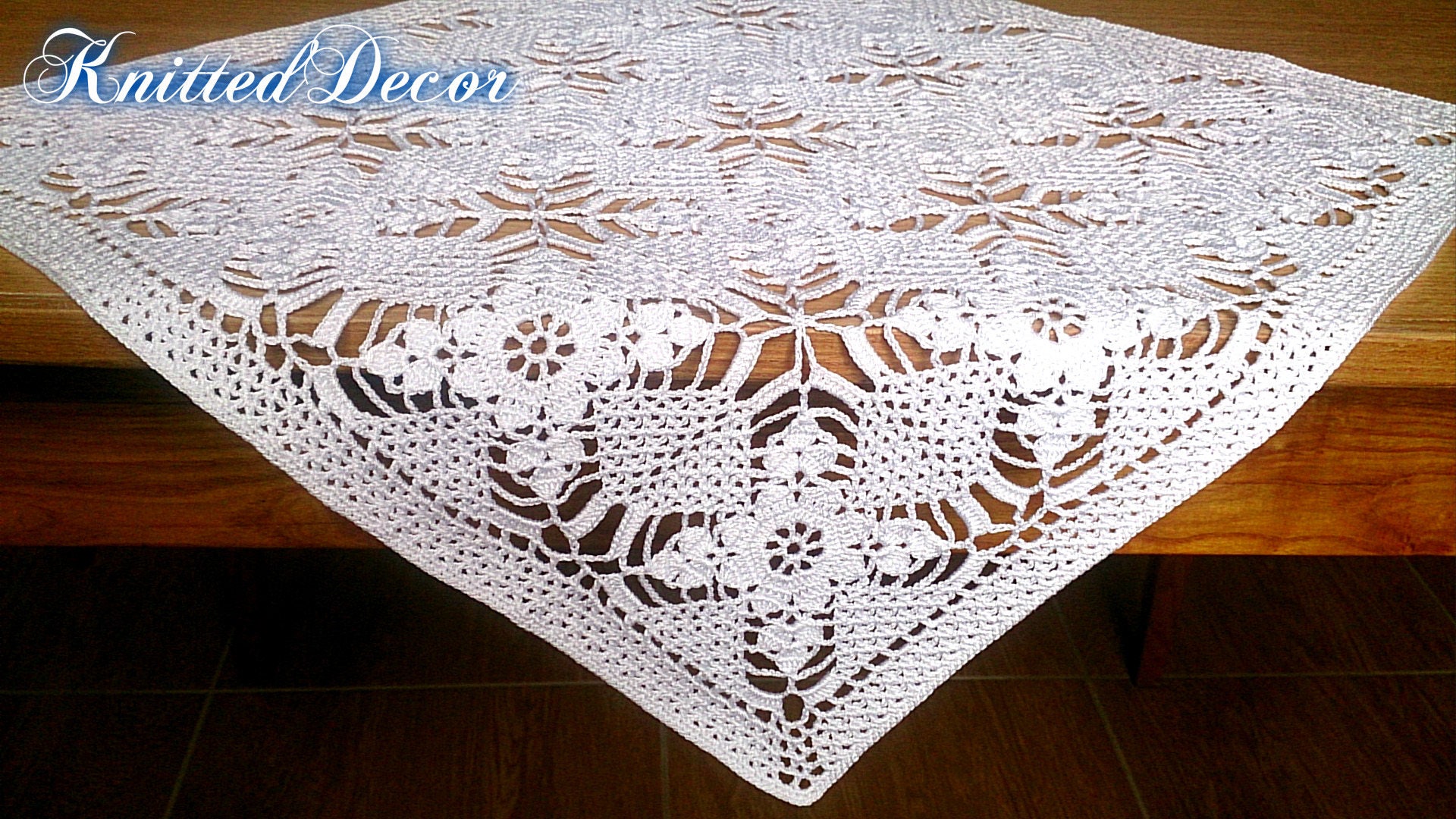 Crochet Doily Pattern Square Doily Crochet Pattern Boho - Etsy