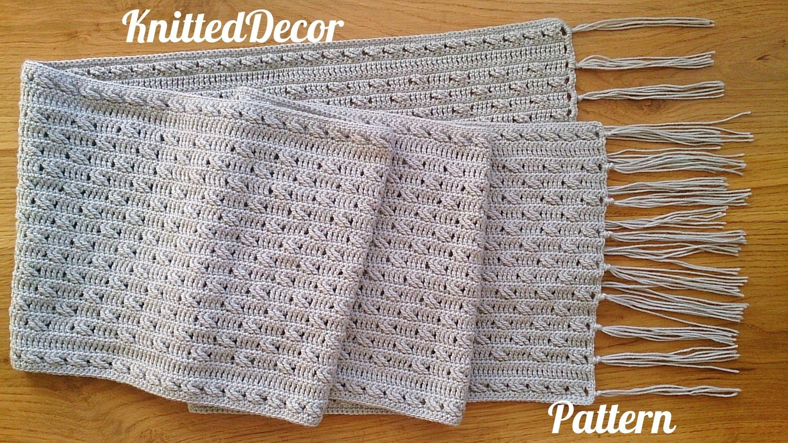 Crochet Scarf Pattern for Women Easy Crochet Scarf Pattern for - Etsy