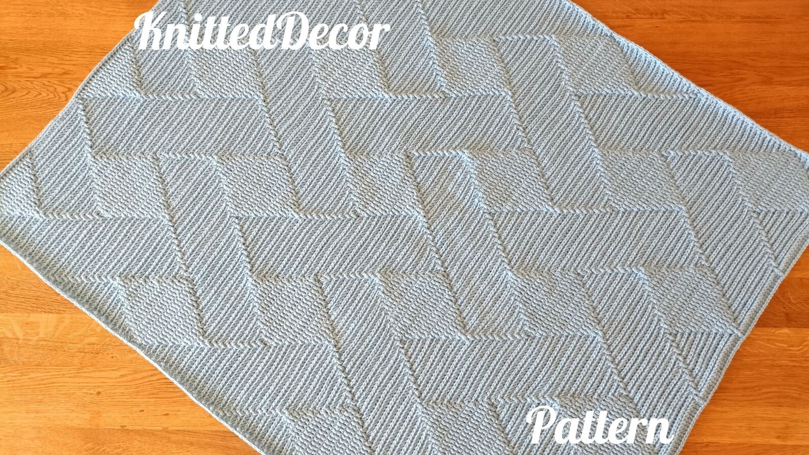 Crochet Baby Blanket Pattern Textured Rectangle Reversible | Etsy