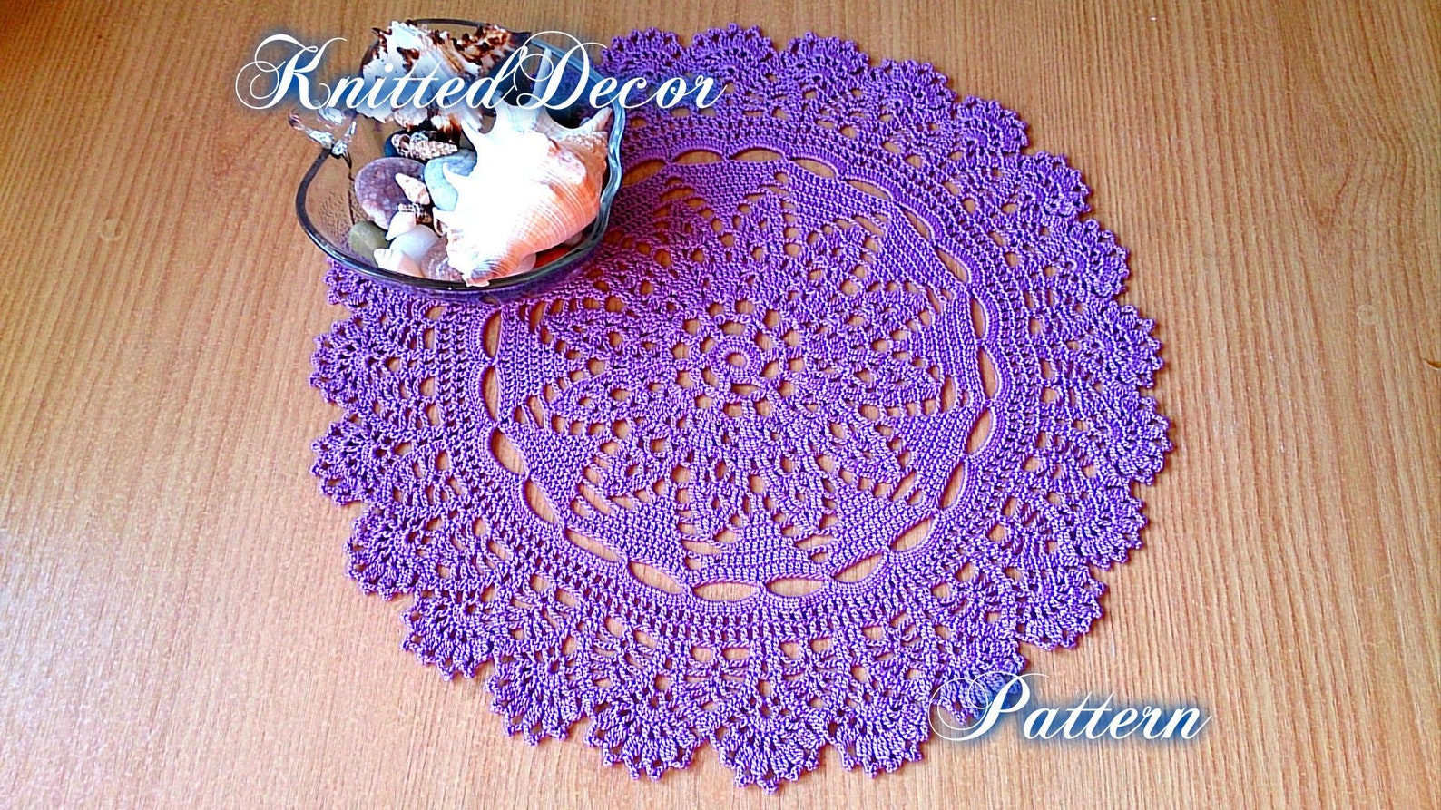 Crochet Doily Pattern Crochet Doily Tutorial Lace Round Doily Pattern ...