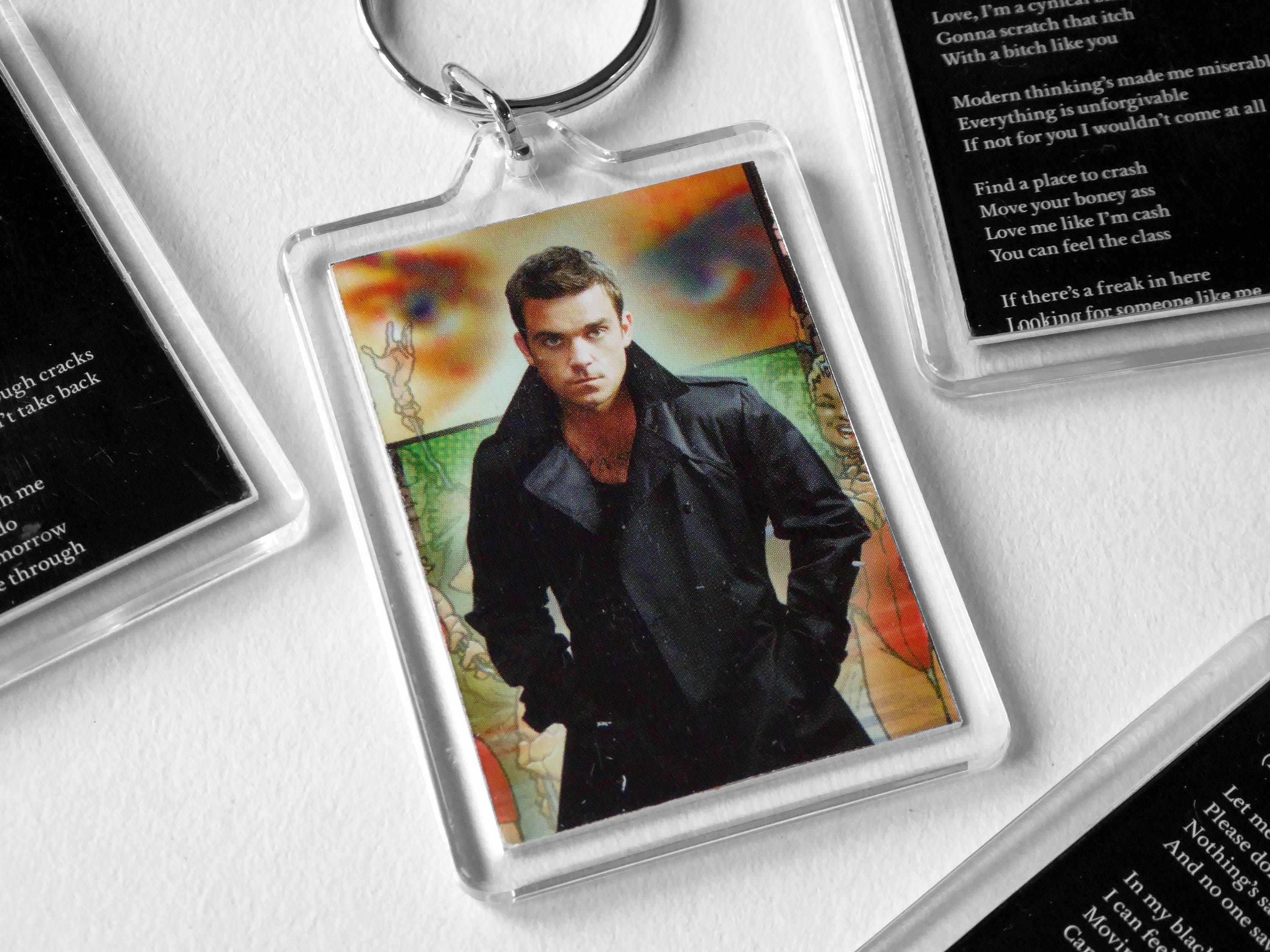 Robbie Williams Intensive Care CD Clock and Keyring Gift Set