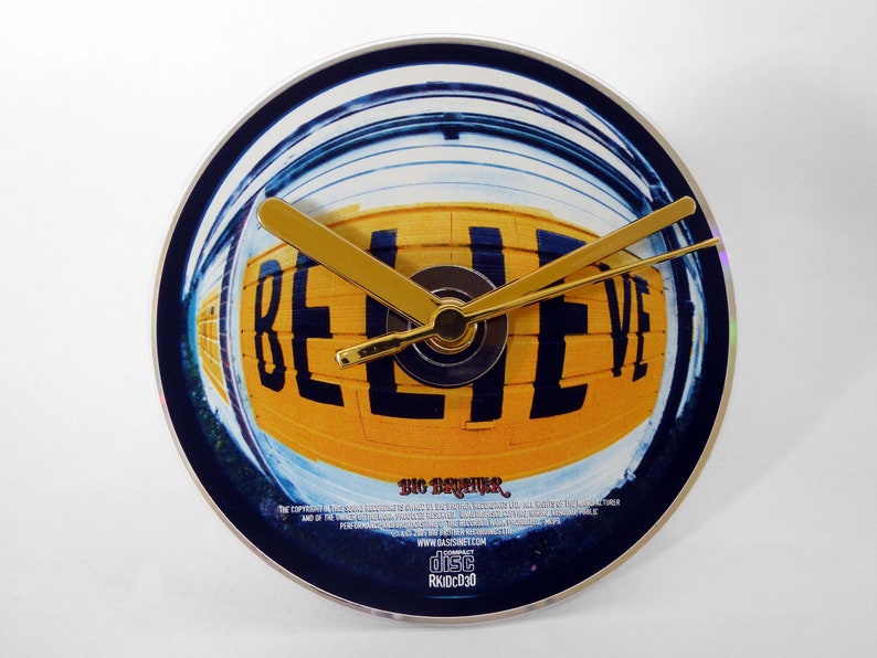 Oasis don't Believe the Truth CD Clock and - Etsy UK