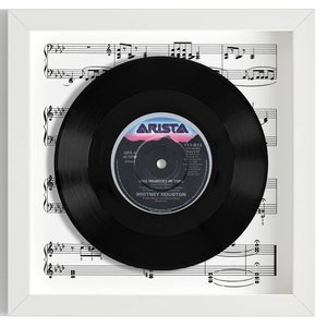 Whitney Houston "one Moment in Time" Framed 7" Vinyl Record UK NUMBER ...
