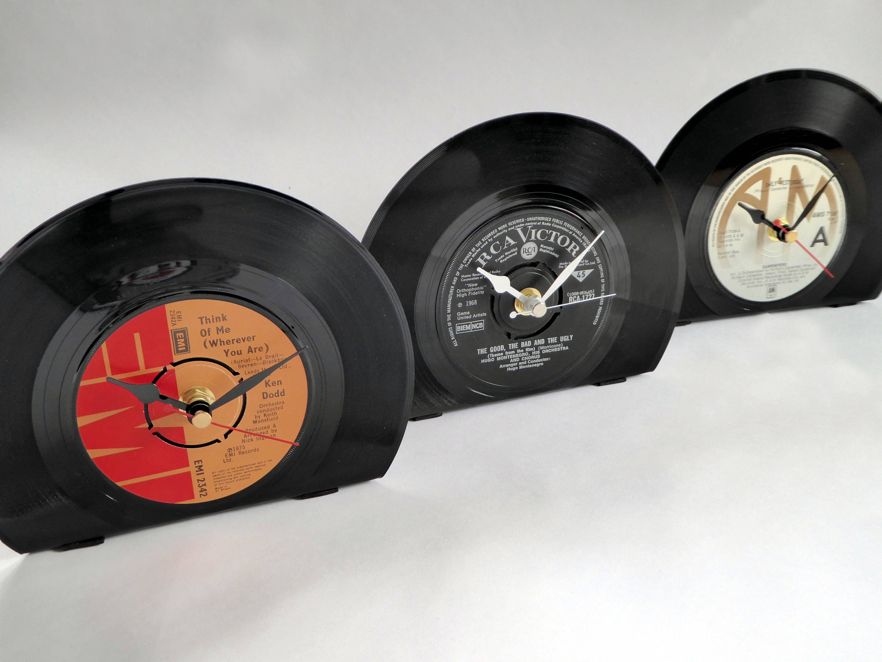 Vinyl Record Desk Clock - Etsy UK