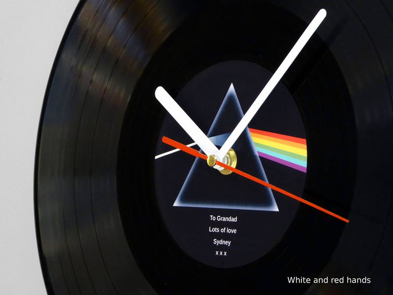 Personalised Vinyl Record Wall Clock - Etsy UK
