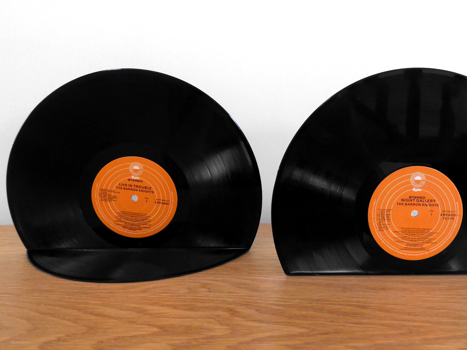 Bookends Made From Vinyl Records - Etsy UK