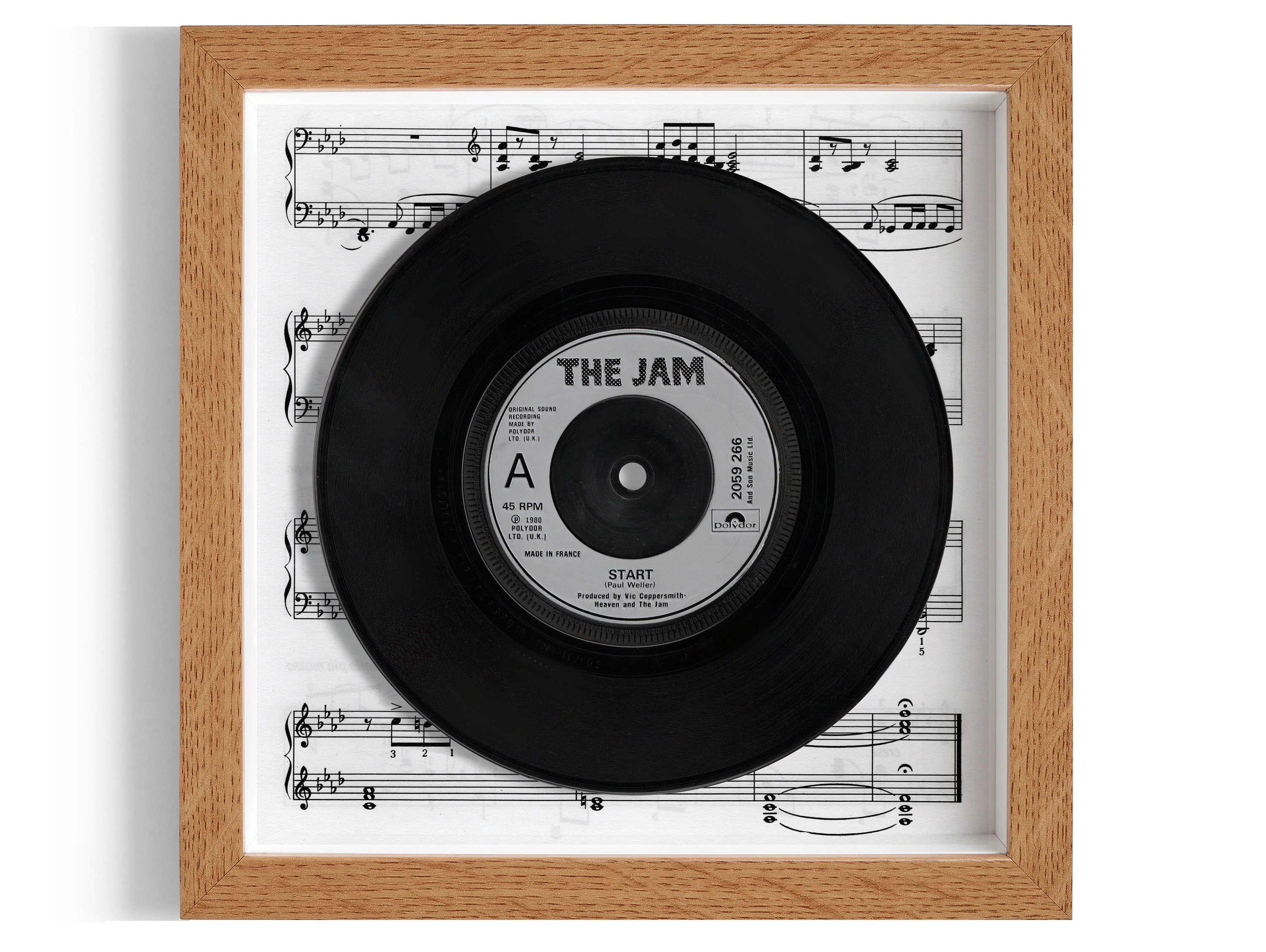 The Jam start Framed 7 Vinyl Record - Etsy