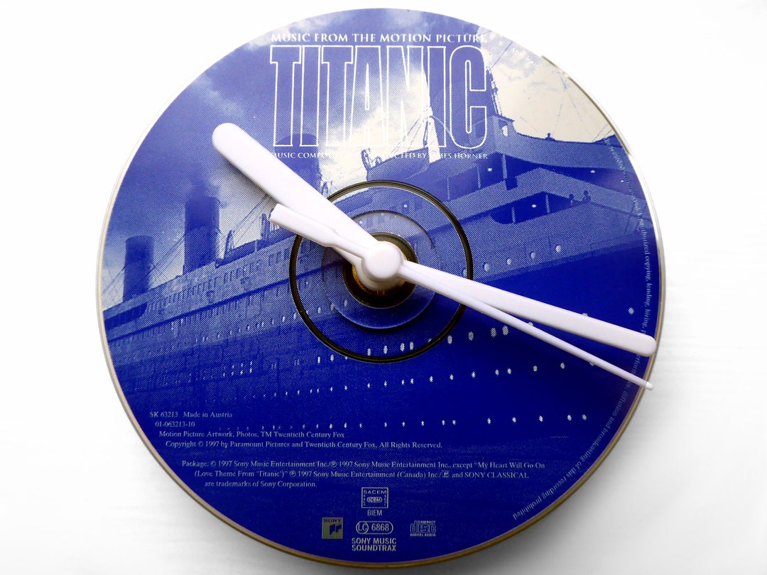 Titanic CD Clock - Etsy