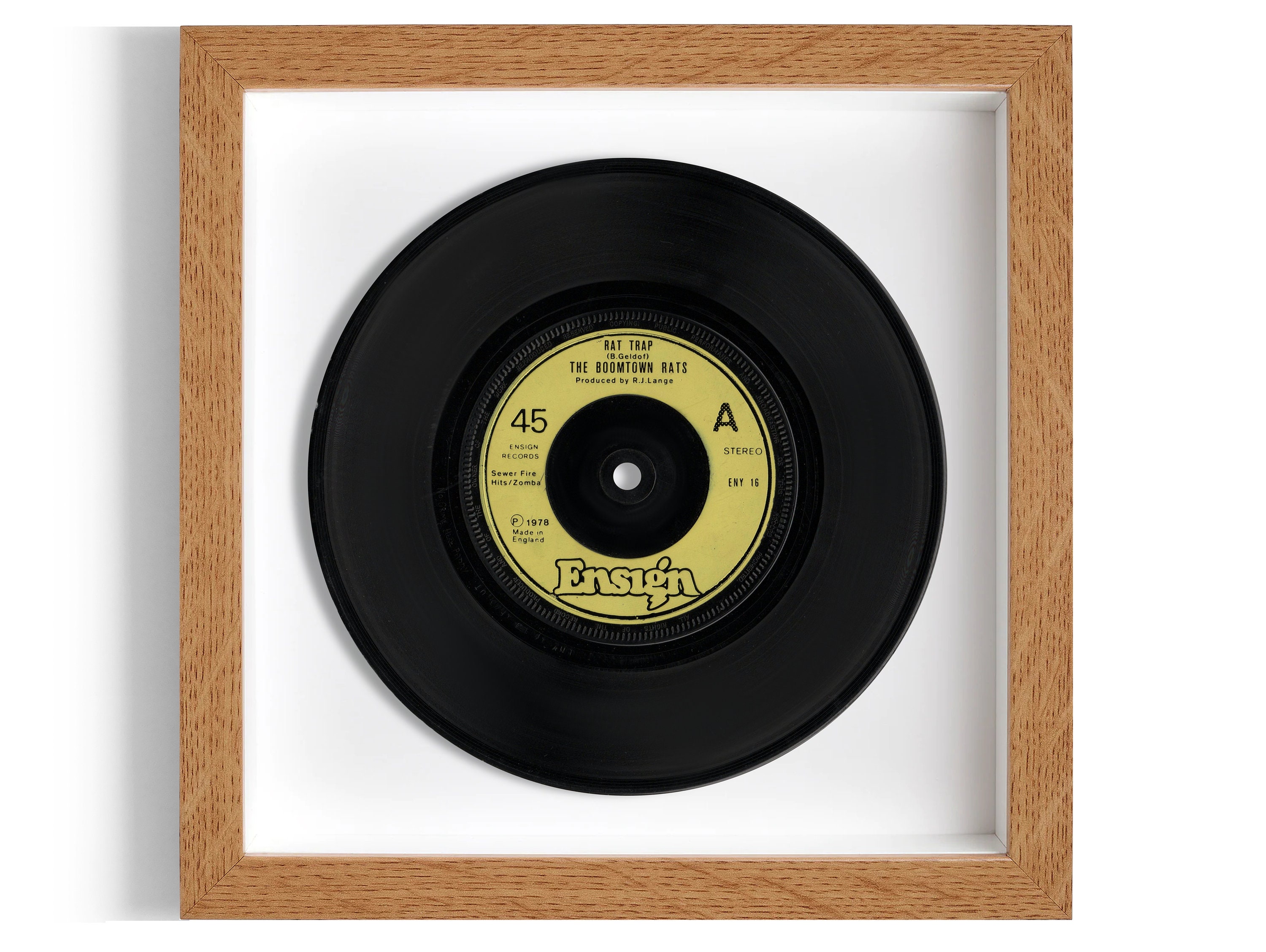 The Boomtown Rats Rat Trap Framed 7 Vinyl | Etsy