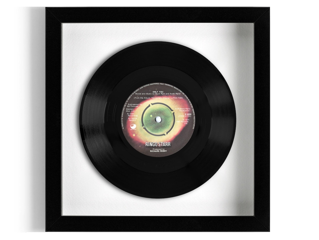 Ringo Star "only You" Framed 7" Vinyl Record - Etsy