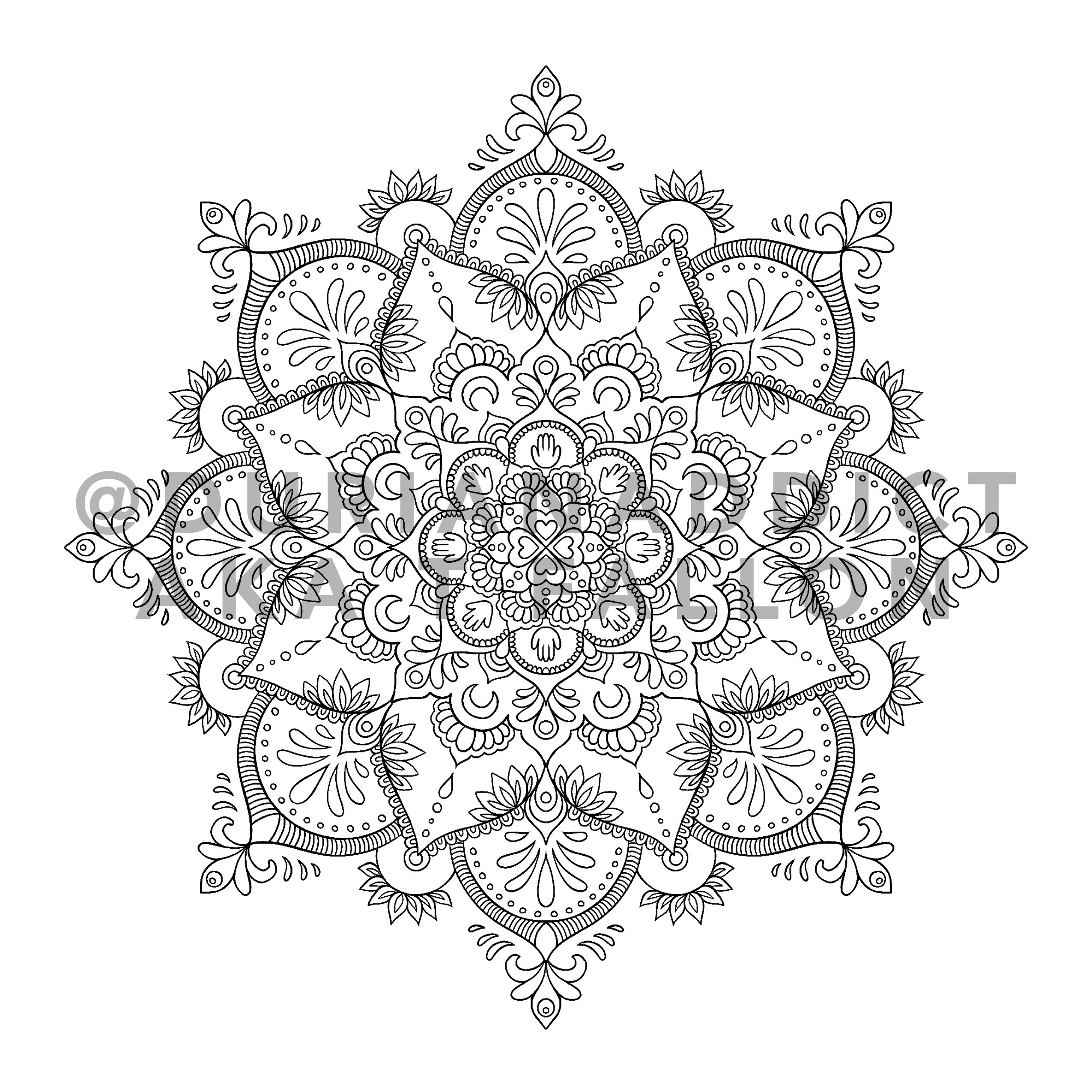 20 Printable Mandala Coloring Pages Trippy Mandalas Vol 2 - Etsy Australia