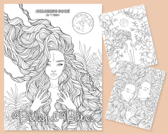 Etsy Coloring Pages For Adults