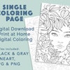 Digital Coloring Page | Plant Coloring Page | Crazy Plant Lady ...