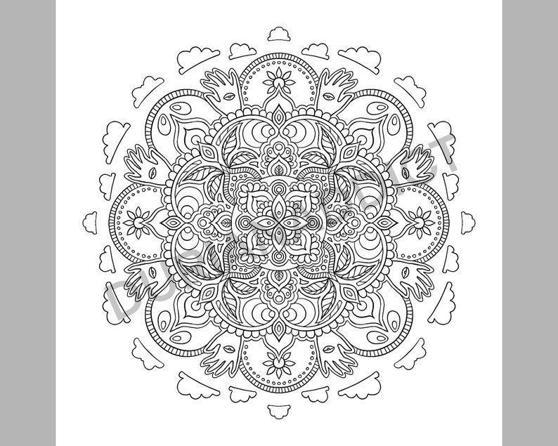 20 Printable Mandala Coloring Pages - Hand-drawn Designs for Adults ...