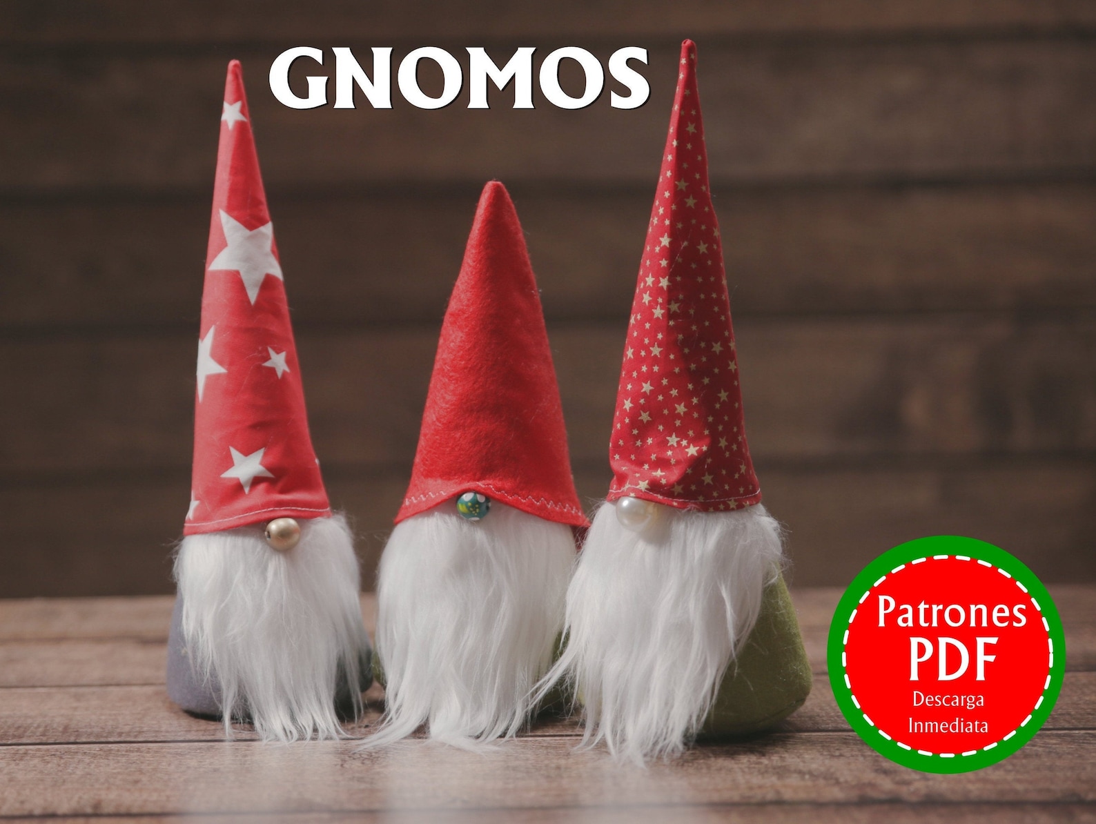 GNOMOS PATRÓN PDF- Gnomos Pattern Pdf - Christmas Sewing - Curso Online ...