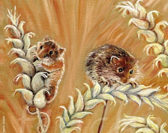 Mouse Oil Painting - Etsy