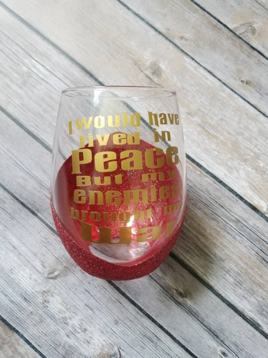Red Rising by Pierce Brown, Glittered Wine Glass, Howler, Servo, House ...