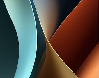 Teal Bronze Abstract Phone Wallpaper, Modern Art Lock Screen (digital ...