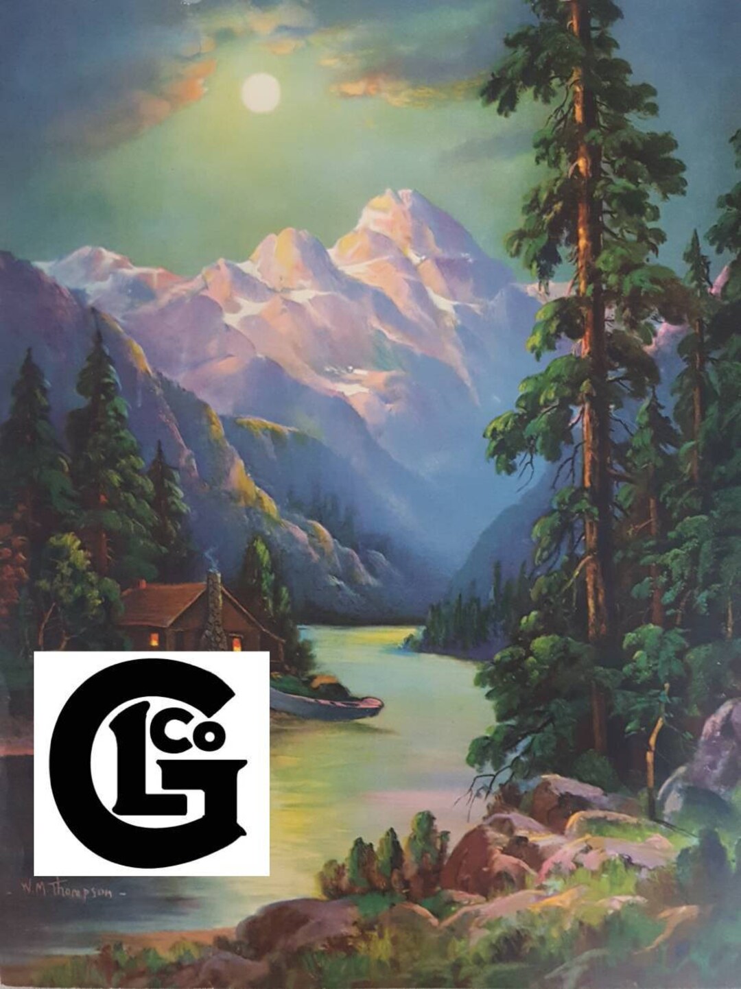 GP5937 "moonlit Peaks" by W.M Thompson - Etsy