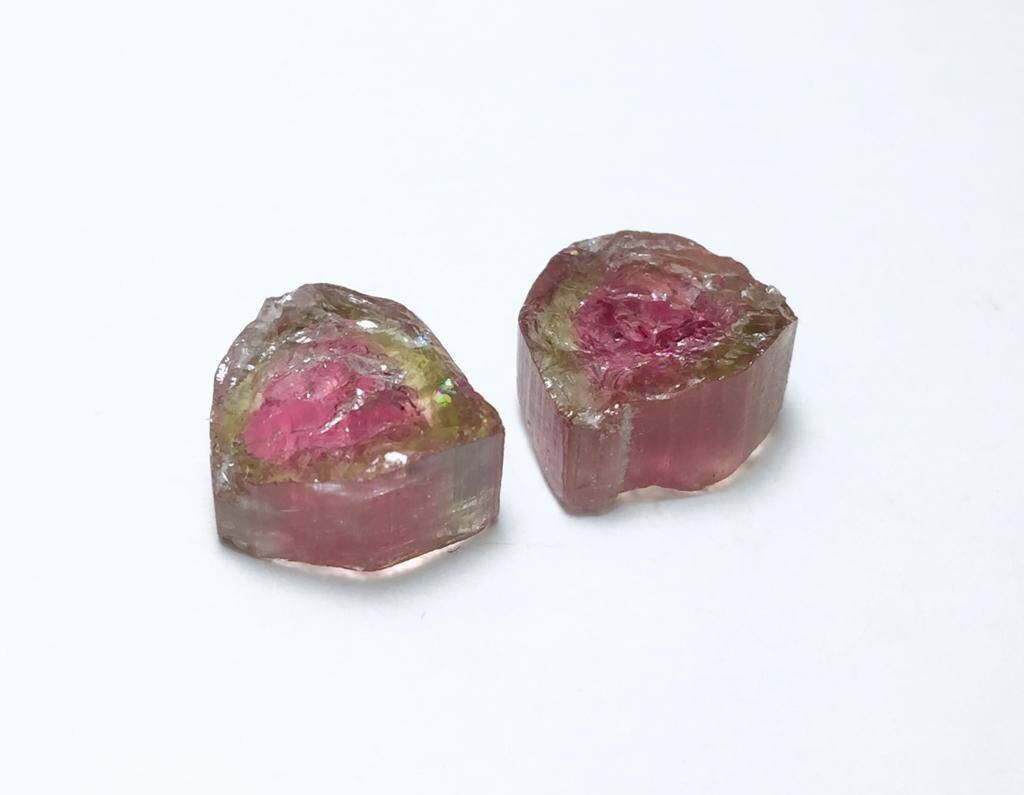 Watermelon Tourmaline Slices - Etsy
