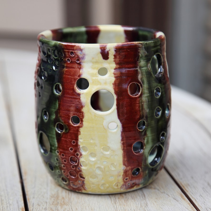 Pottery Luminary - Etsy