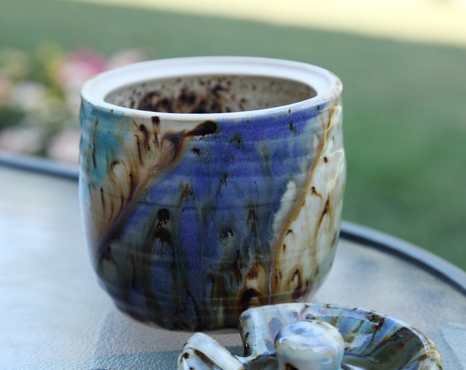 Honey Pot- Hand Made Pottery, Unique Gift! - Etsy