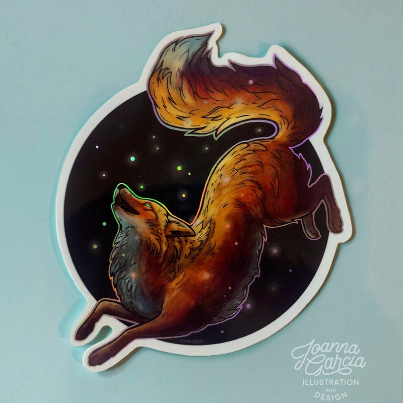 Fox Sticker - Etsy
