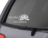Lotus Decal Lotus Decal for Car Lotus Flower Decal - Etsy