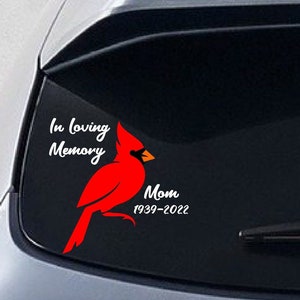 In Loving Memory Decal, in Loving Memory, Memorial Decal, Memorial ...