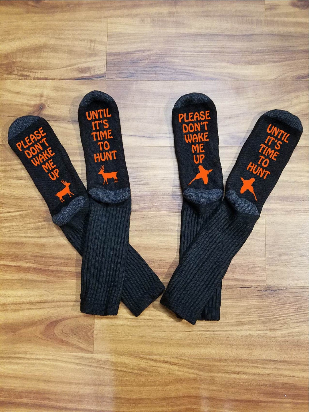 Hunter Gift, Hunter Socks, Hunting Gift for Him, Hunting Socks, Duck ...