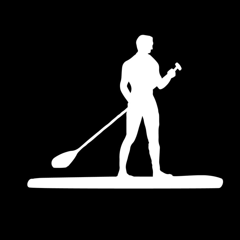 Paddle Board Decal Paddle Board Paddle Board Sticker - Etsy