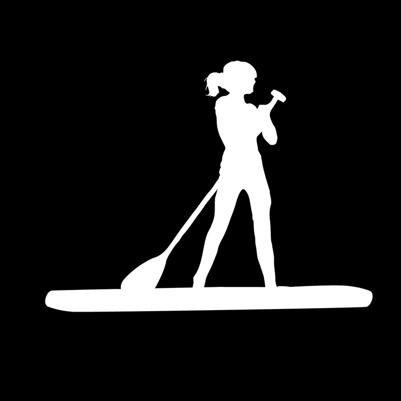 Paddle Board Decal, Paddle Board, Paddle Board Sticker, Paddleboarding ...