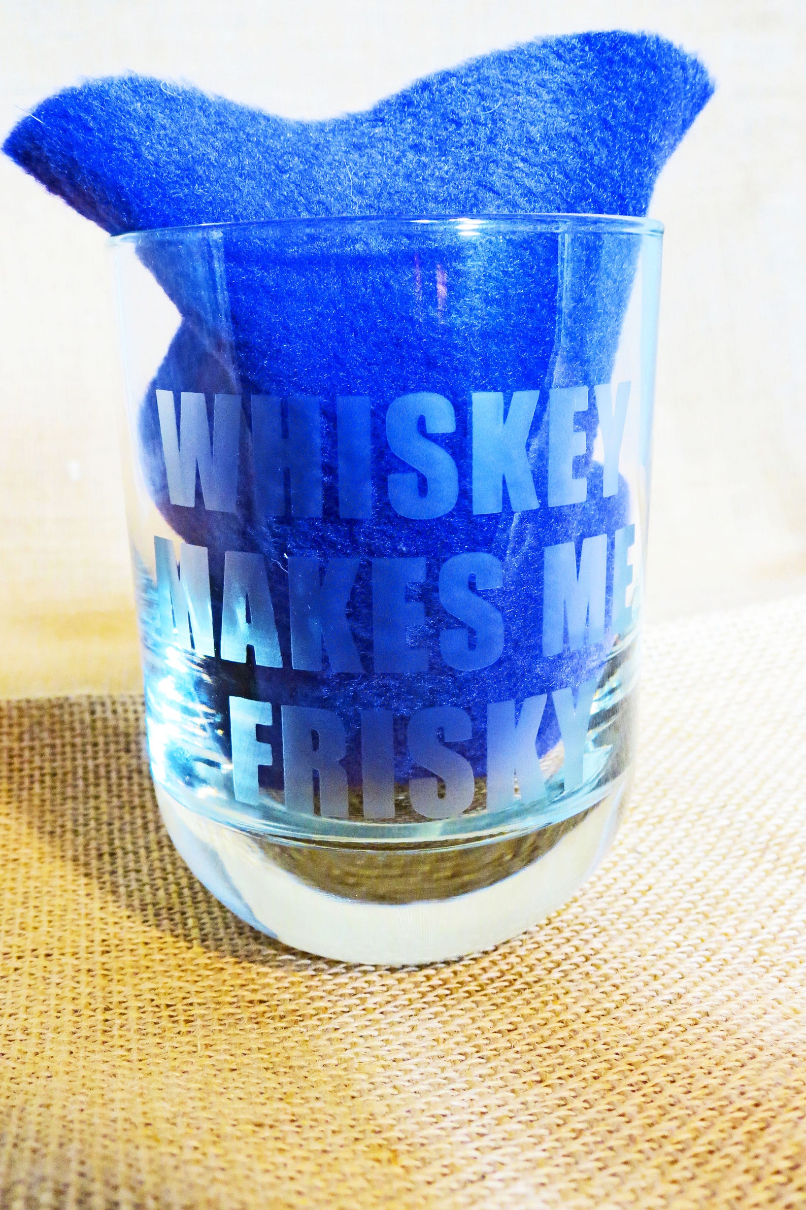 Whiskey Glasses Whiskey T Whiskey Makes Me Frisky Vodka Etsy
