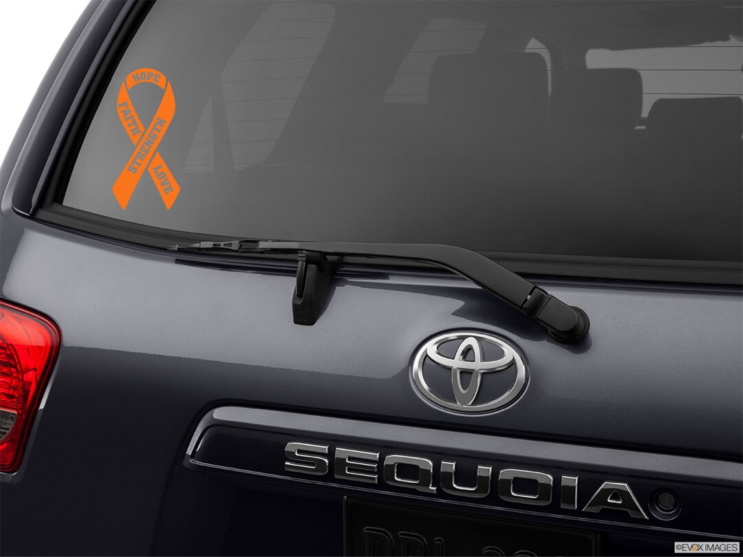 MS Ribbon, MS Decal, MS Awareness, Multiple Sclerosis, Awareness Ribbon ...
