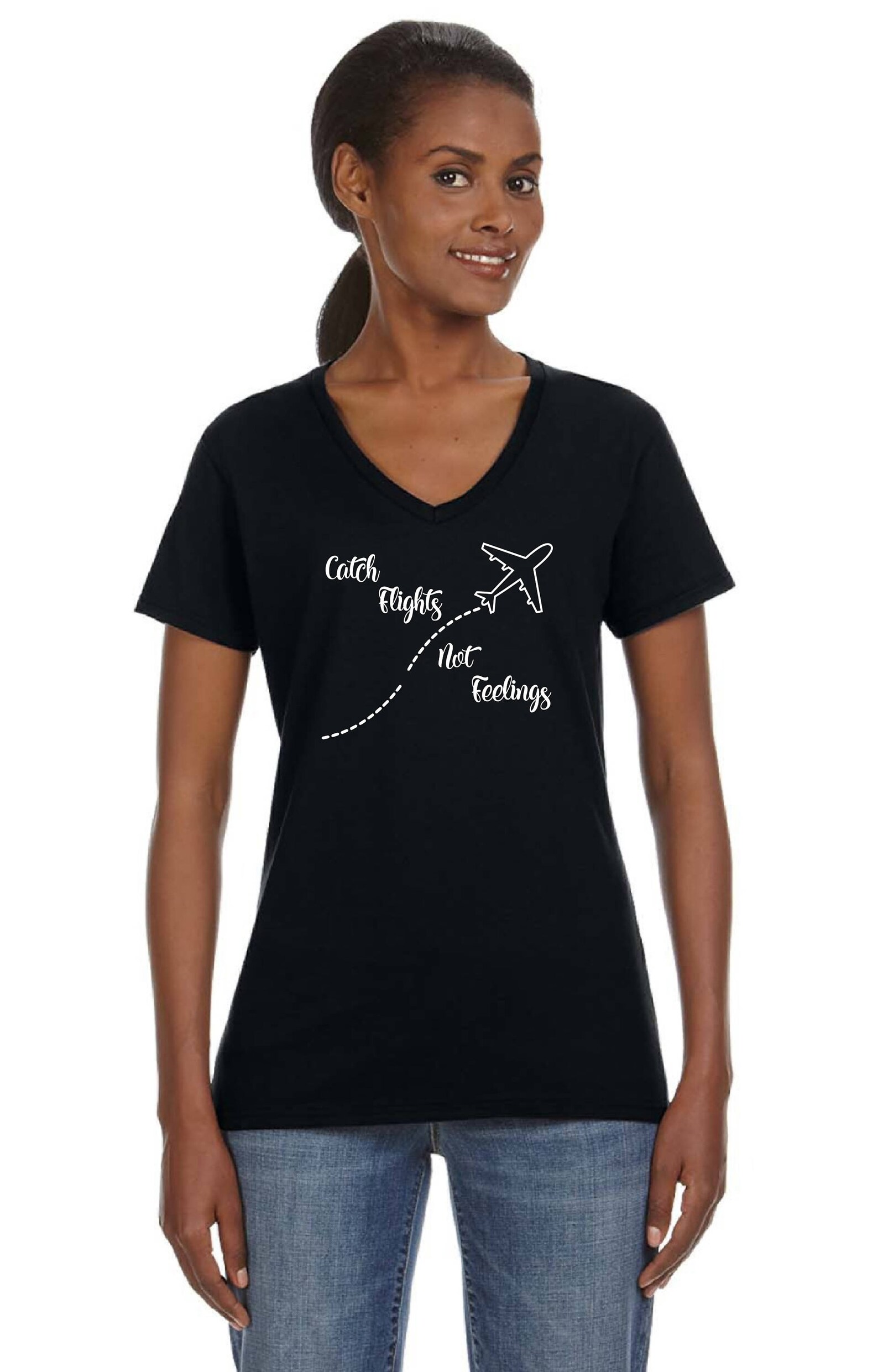 Catch Flights Not Feelings Shirt Catch Flights Tee Catch - Etsy