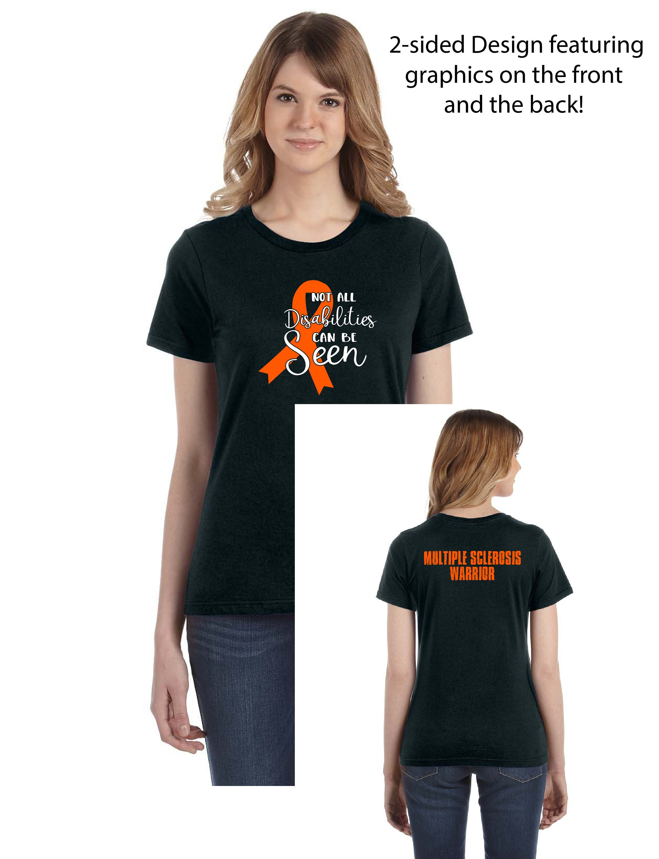 MS Tshirts Multiple Sclerosis Tshirt MS Warrior Awareness | Etsy