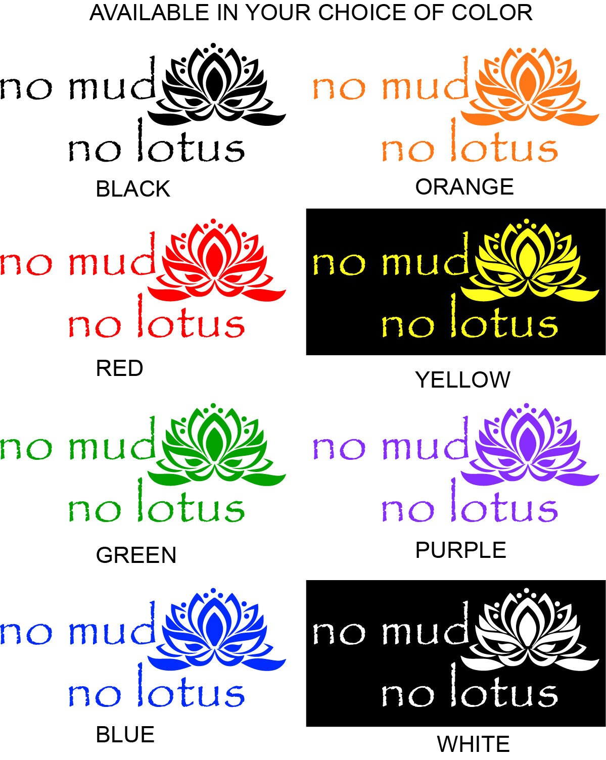Lotus Decal Lotus Decal for Car Lotus Flower Decal - Etsy